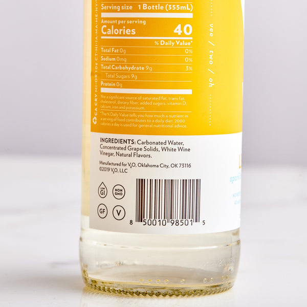 Sicilian Lemon | V2O sparkling balsamic water